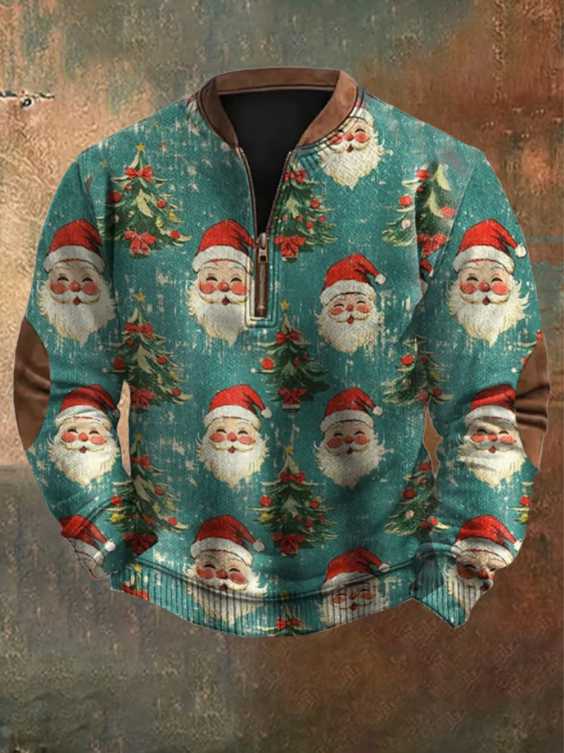 Mateo - Juletrøje med julemand print